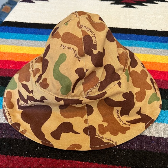 medium | Accessories | Vintage Ducks Unlimited Bob Allen Camo Bucket ...
